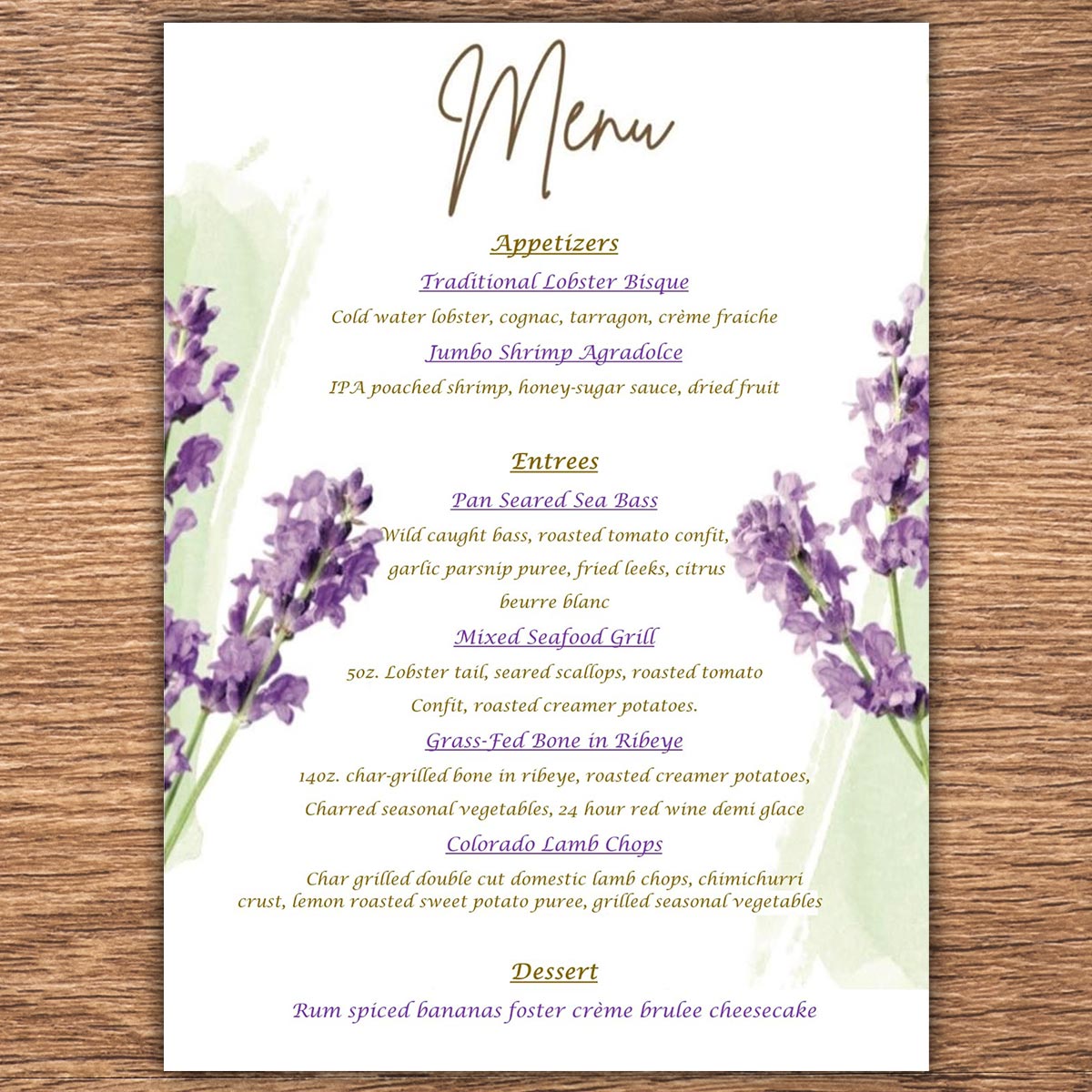 Dinner Date | Romeo Lavender Farm